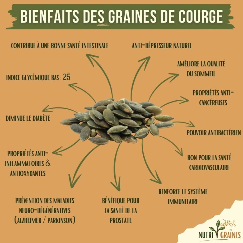 Graines de Courge : De super bienfaits pour votre santé - Nutri-Graines